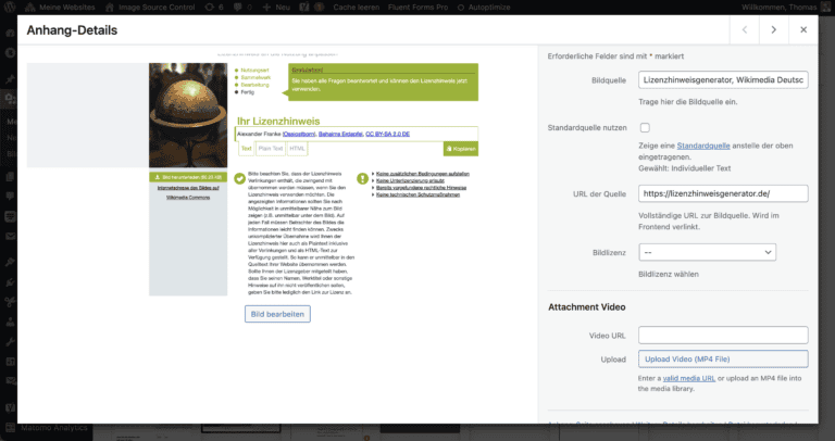 Wie du Bildquellen für Wikimedia Bilder richtig angibst - Image Source Control